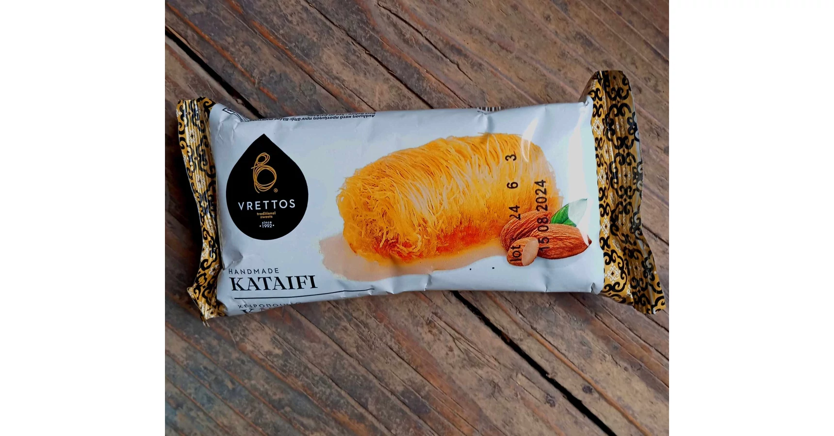 Kataifi görög mandulás édesség 100g - Olíva Agora – Prémium olívaolaj ...